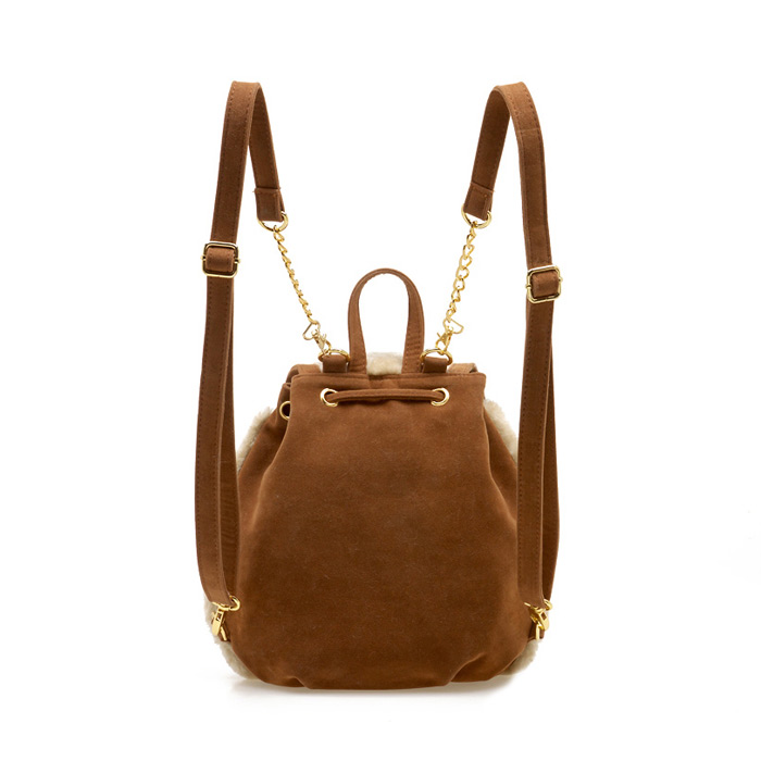 Ladies Sweet Small Fluffy Casual Backpack on Luulla