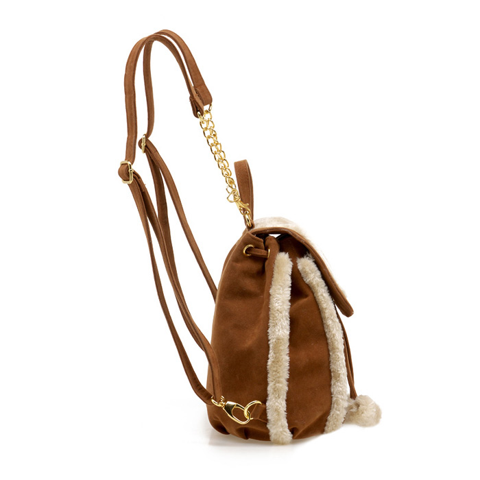 Ladies Sweet Small Fluffy Casual Backpack on Luulla