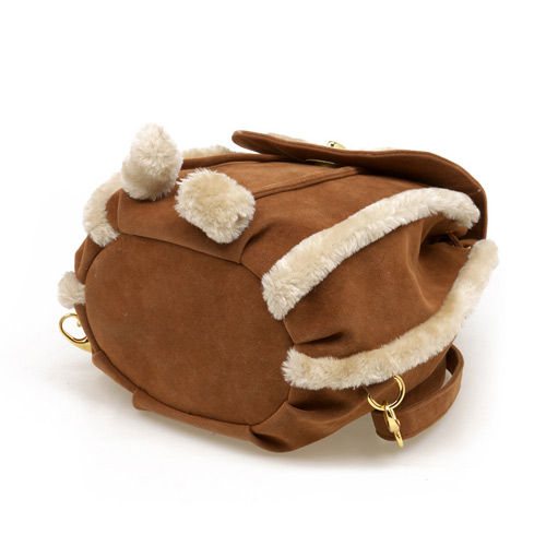 Ladies Sweet Small Fluffy Casual Backpack on Luulla